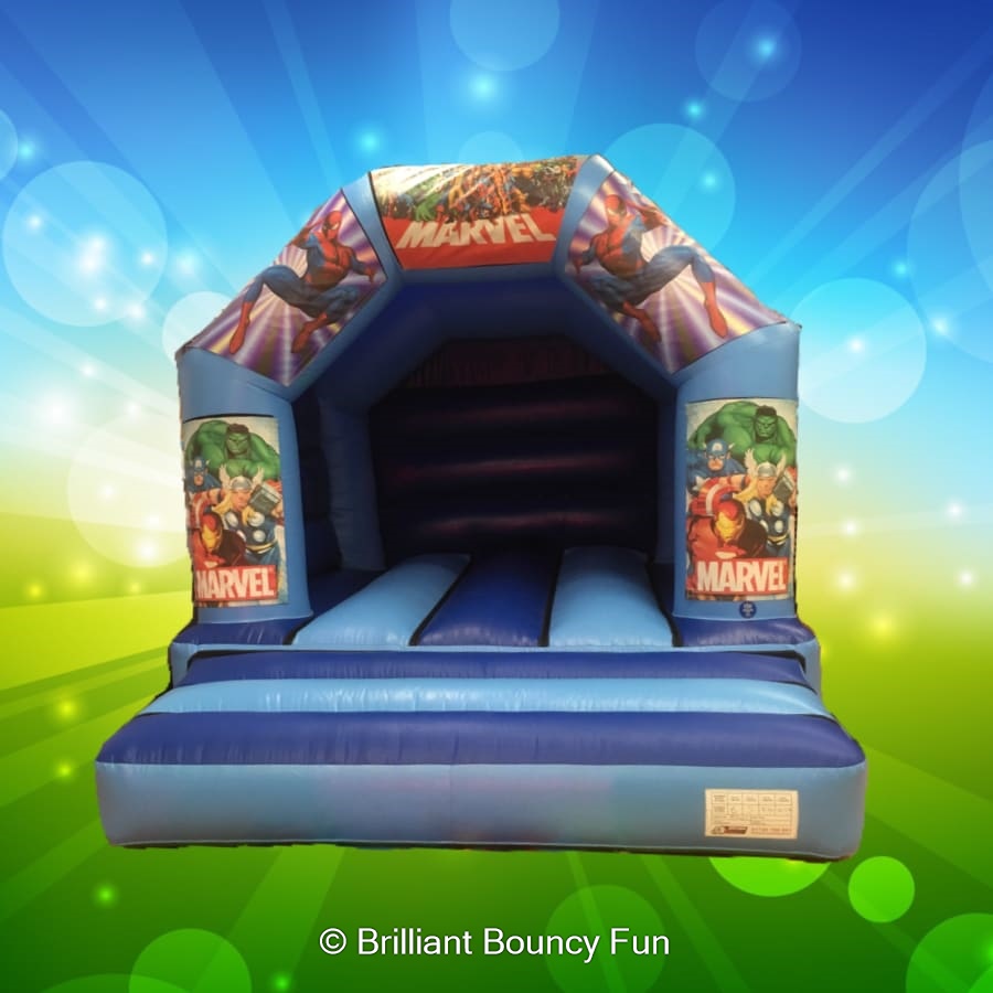 Superhero Marvel Themed Bouncy Castle - Bouncy Castle and Soft Play ...